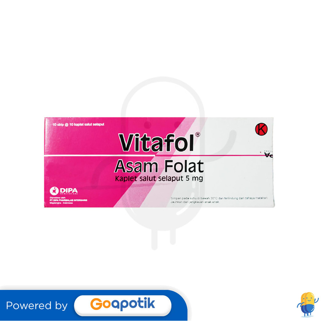 Jual Vitafol 5 Mg Box 100 Kaplet | Shopee Indonesia