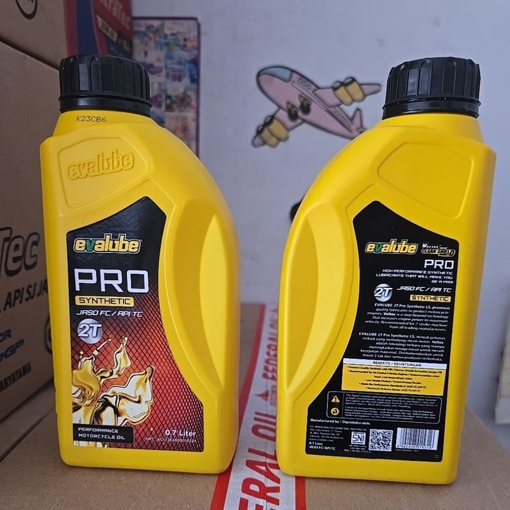 Jual oli evalube 2t pro 0,7 liter | Shopee Indonesia