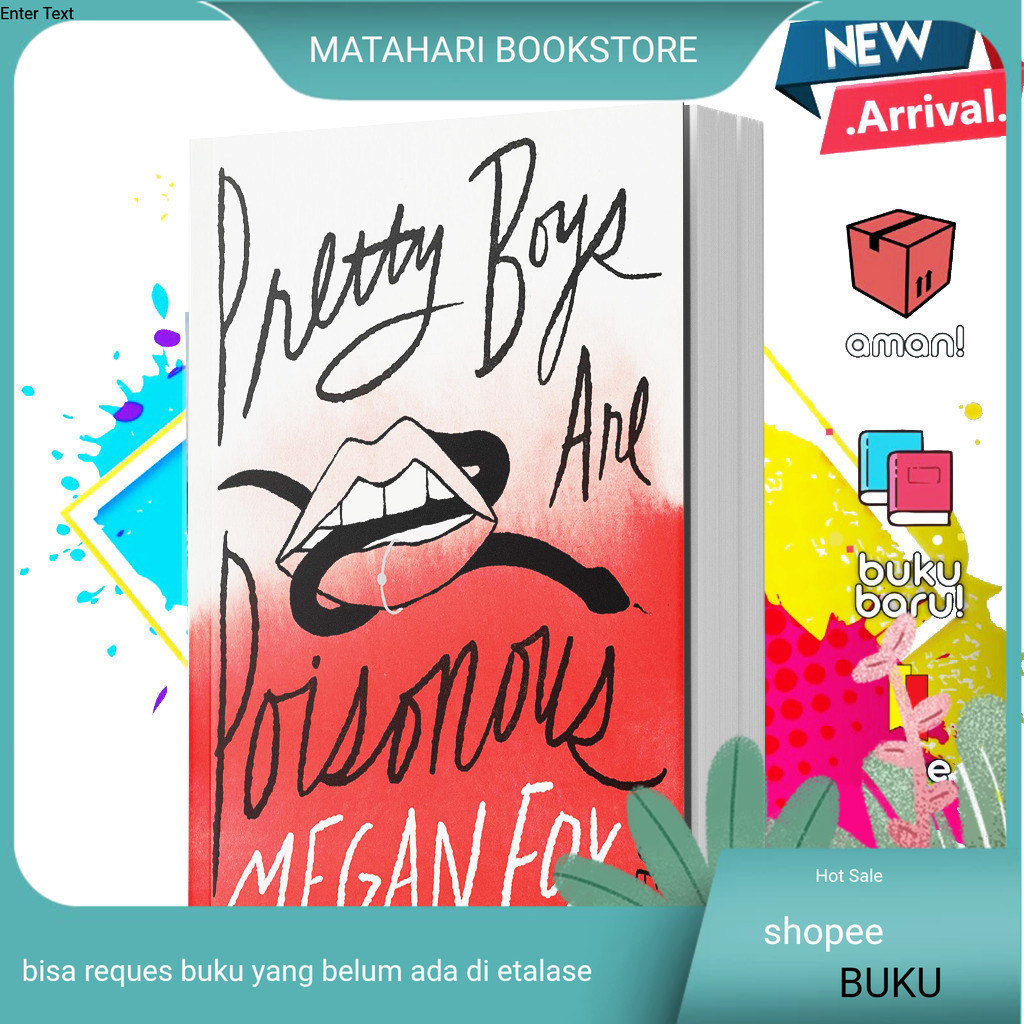 Jual Buku Pretty Boys Are Poisonous: Poems by Megan Fox | Shopee Indonesia