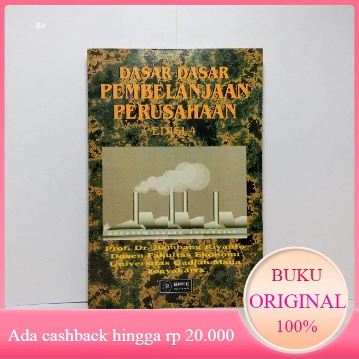 Jual ORI DASAR DASAR PEMBELANJAAN PERUSAHAAN EDISI 4 BAMBANG RIYANTO ...