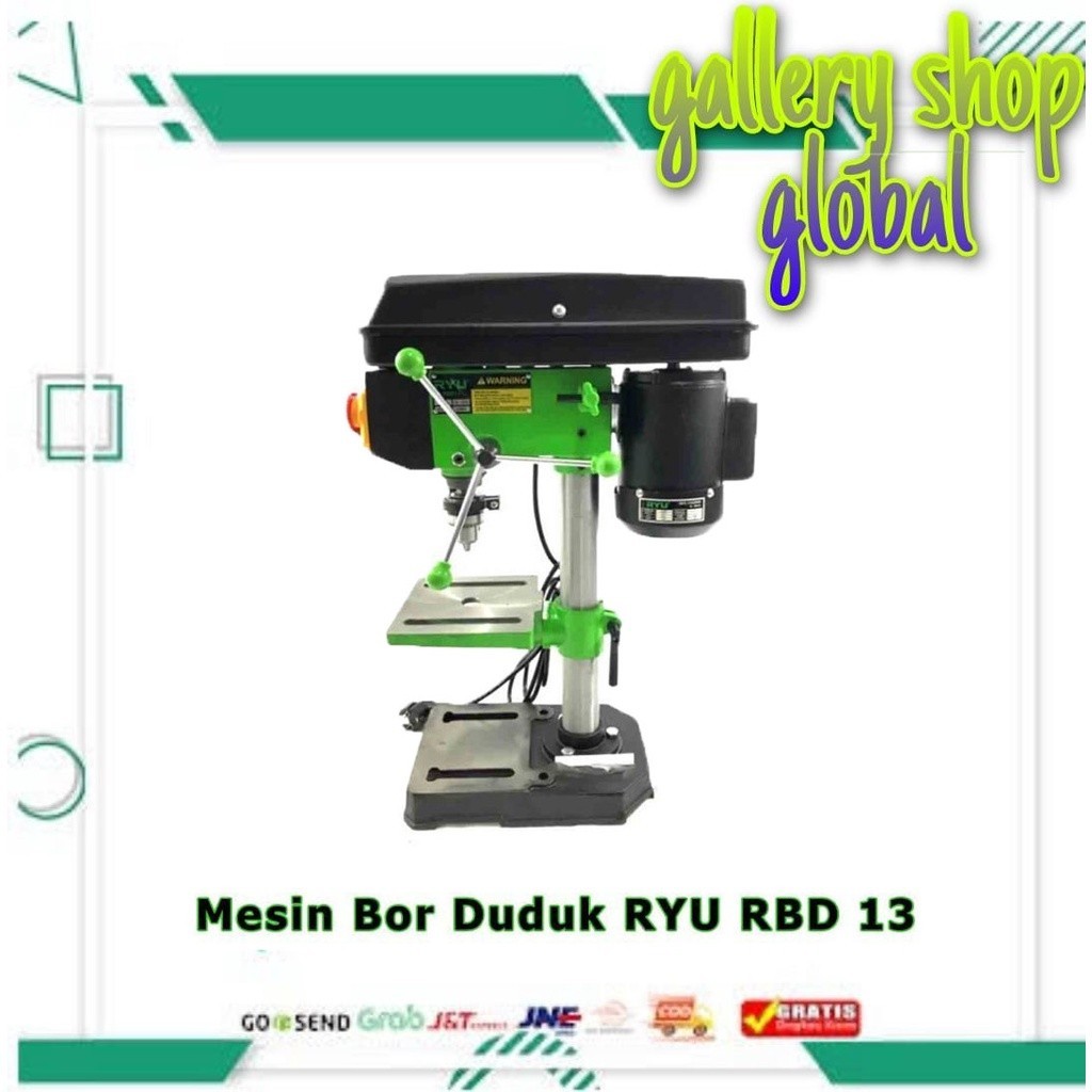 Jual TEKIRO RYU Mesin Bor duduk 13 mm bench drill RBD 13 | Shopee Indonesia