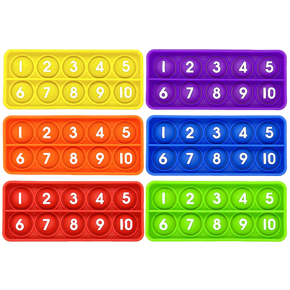 Jual Ten Frames Math Pop Games Toy for Kids, Math Manipulatives for ...