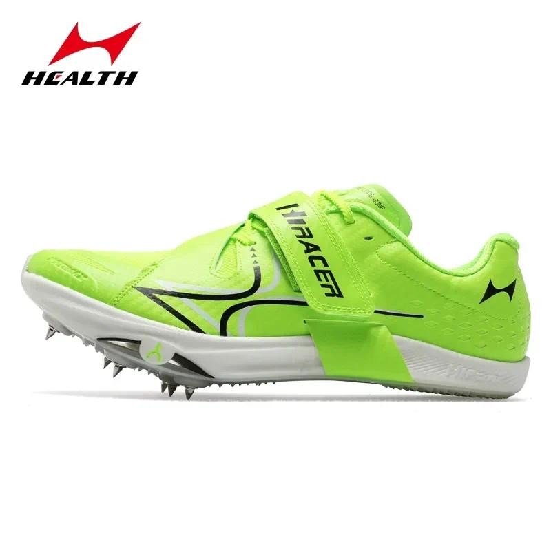 Jual Health Carbon Plate Track Field Men Spikes Shoes Mid Long Distance ...