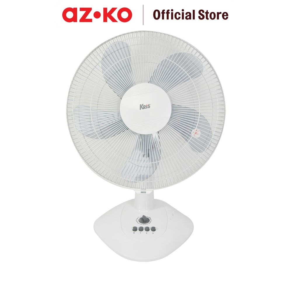 Jual AZKO Kris 16 inci Kipas Angin Meja 50 watt Desk Fan Penyejuk Ruangan Kipas Baling-Baling ...