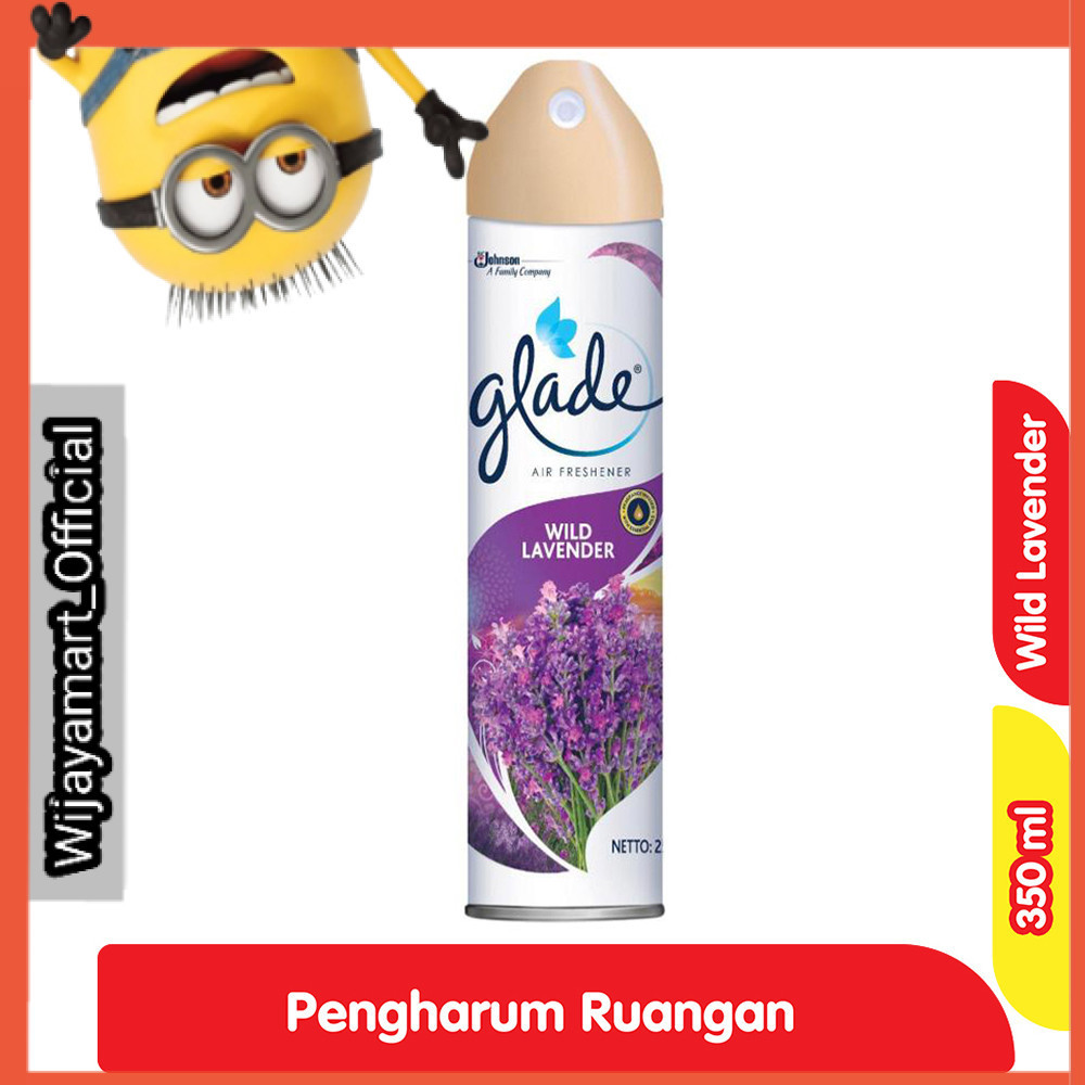 Jual Glade Pengharum Ruangan Aerosol Lavender 350 ml | Shopee Indonesia