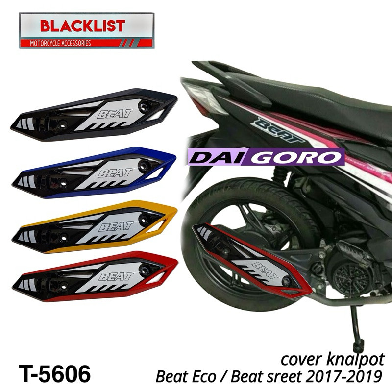 Jual Cover Knalpot / Tameng Knalpot Beat New Fi ESP Street Pop Eco 2009 ...