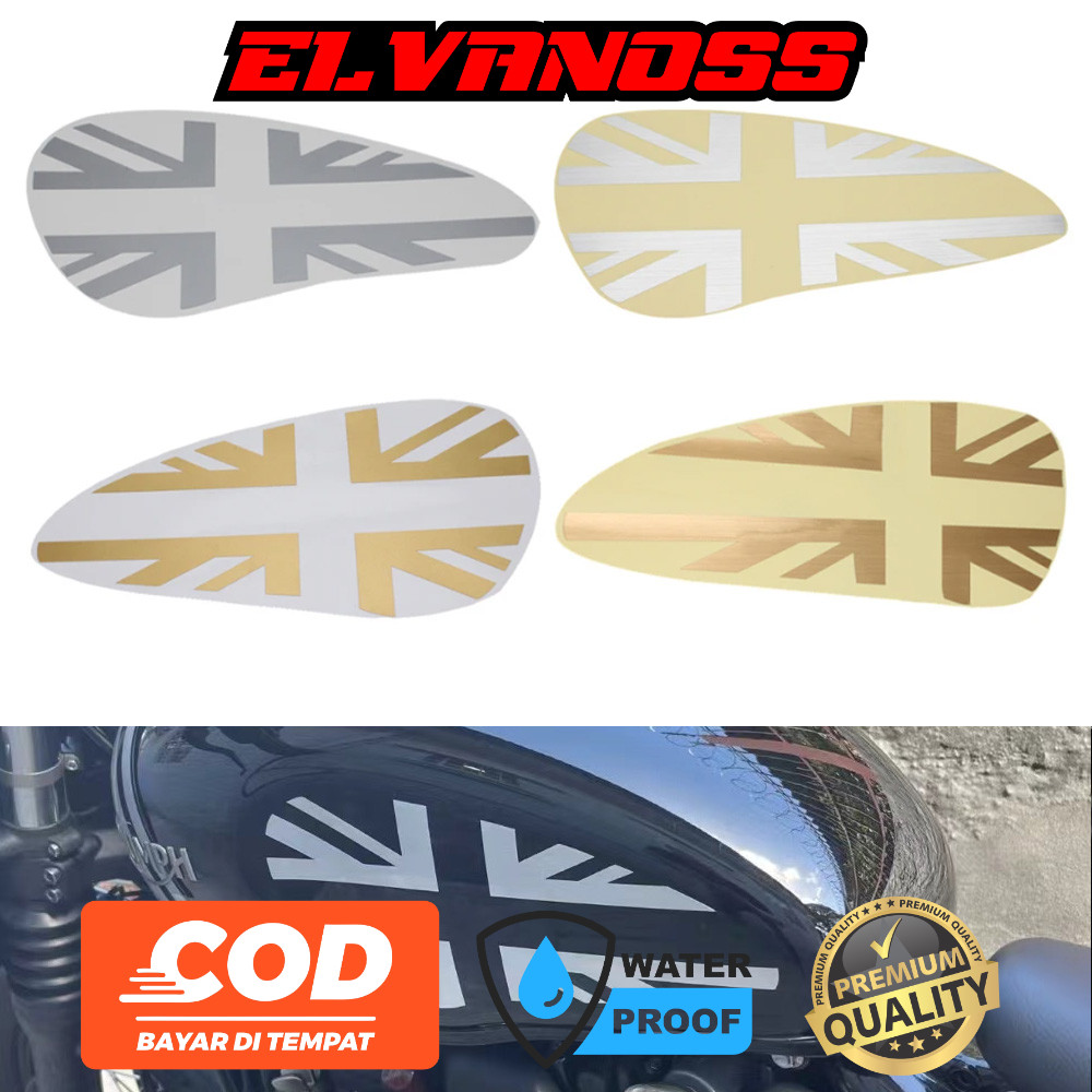 Jual STIKER CUSTOM TANGKI MOTOR Triumph Bobber T100 T120 Speedmaster ...