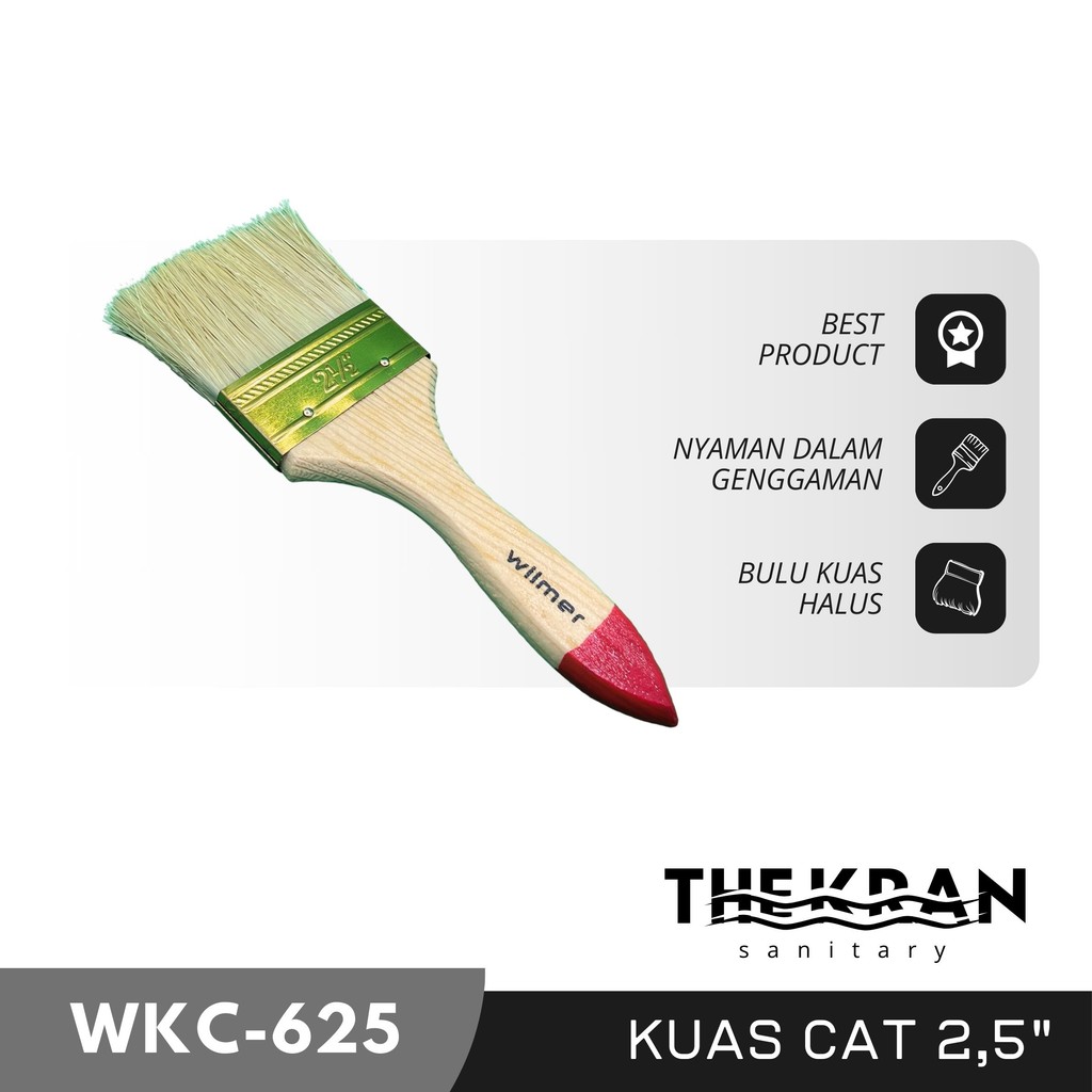 Jual Kuas Cat Serbaguna Kuas Tembok dinding Kuas Kayu 1 - 1,5 - 2 - 2,5 ...