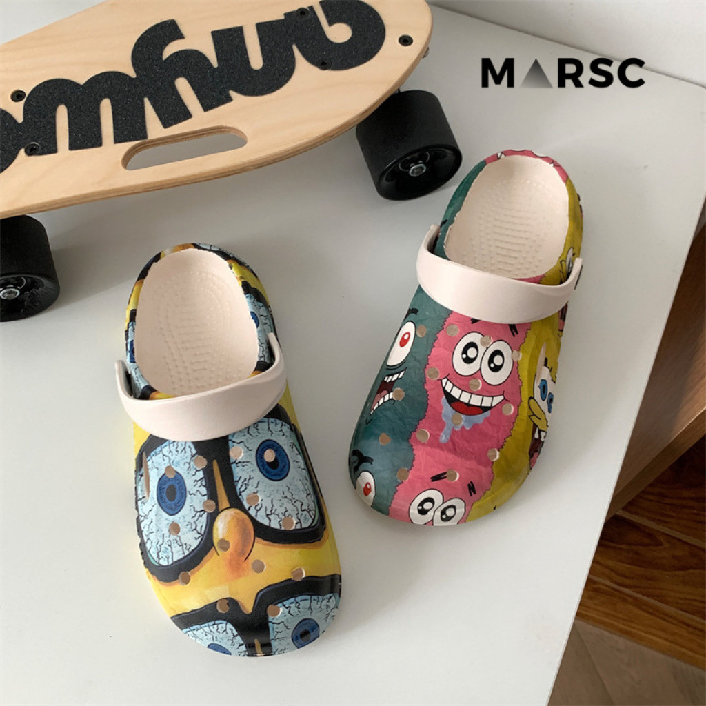 Jual MARSC Spongebob Sandal Kodok Wanita Kekinian Import Korea H146 ...