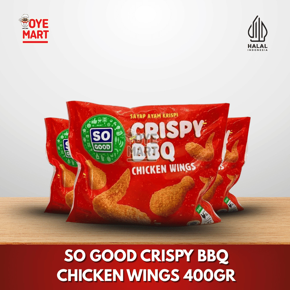 Jual SO GOOD CRISPY BBQ CHICKEN WINGS 400GR / SAYAP AYAM KRISPI ...