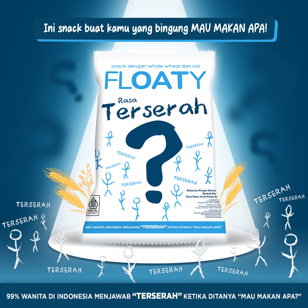 Jual BELI 3 GRATIS 2 - Floaty Snack Terserah 60gr | Shopee Indonesia