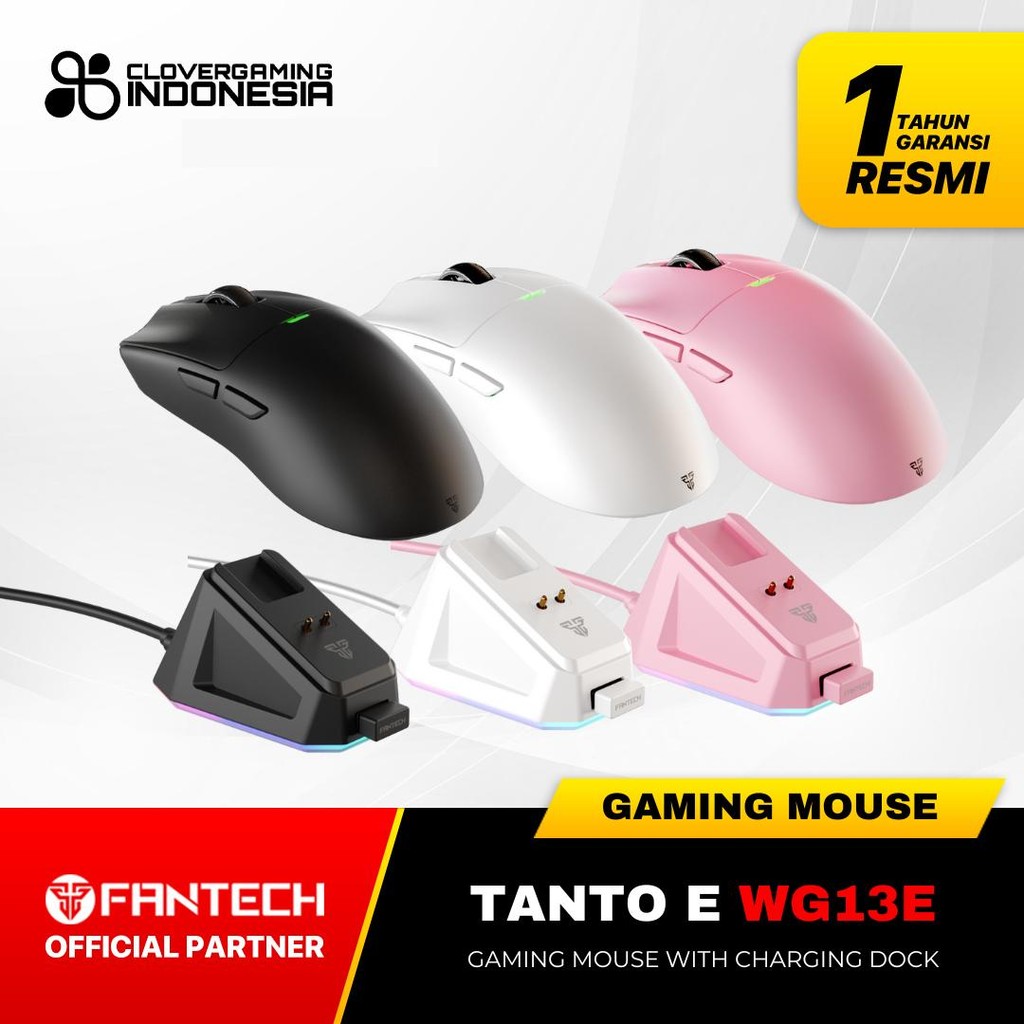 Jual Fantech WG13E WG-13E TANTO E WIreless Gaming Mouse Pixart 3311 Tri ...