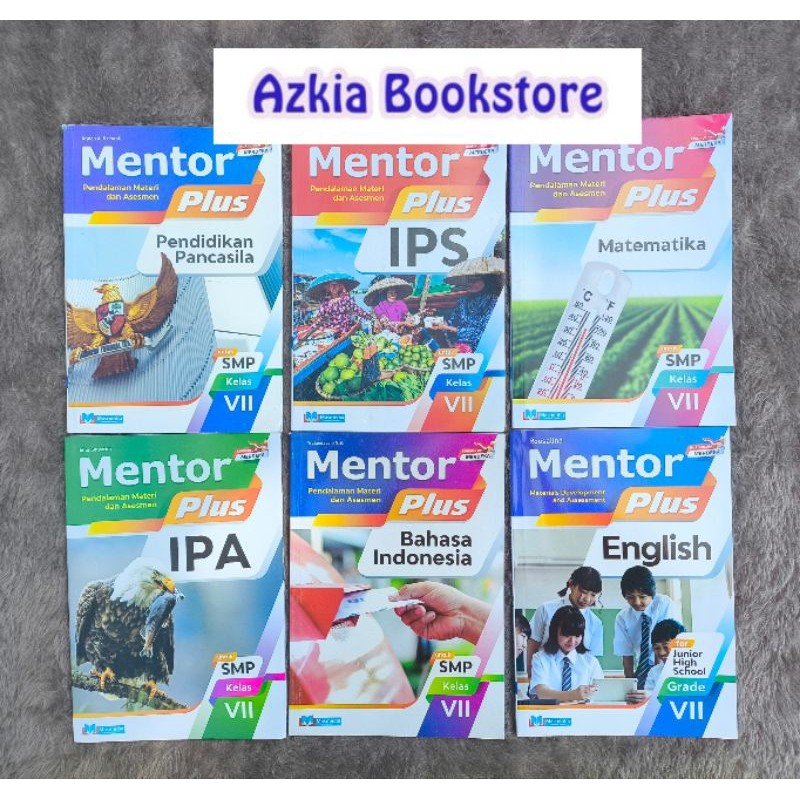 Jual MENTOR PLUS Kelas 7 MASMEDIA UNTUK SMP/MTS KELAS VII | Shopee Indonesia