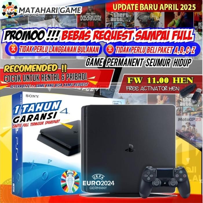 Jual PS4 Slim Permanent H3N/Clone | PlayStation FW11.00 Offline Sony ...