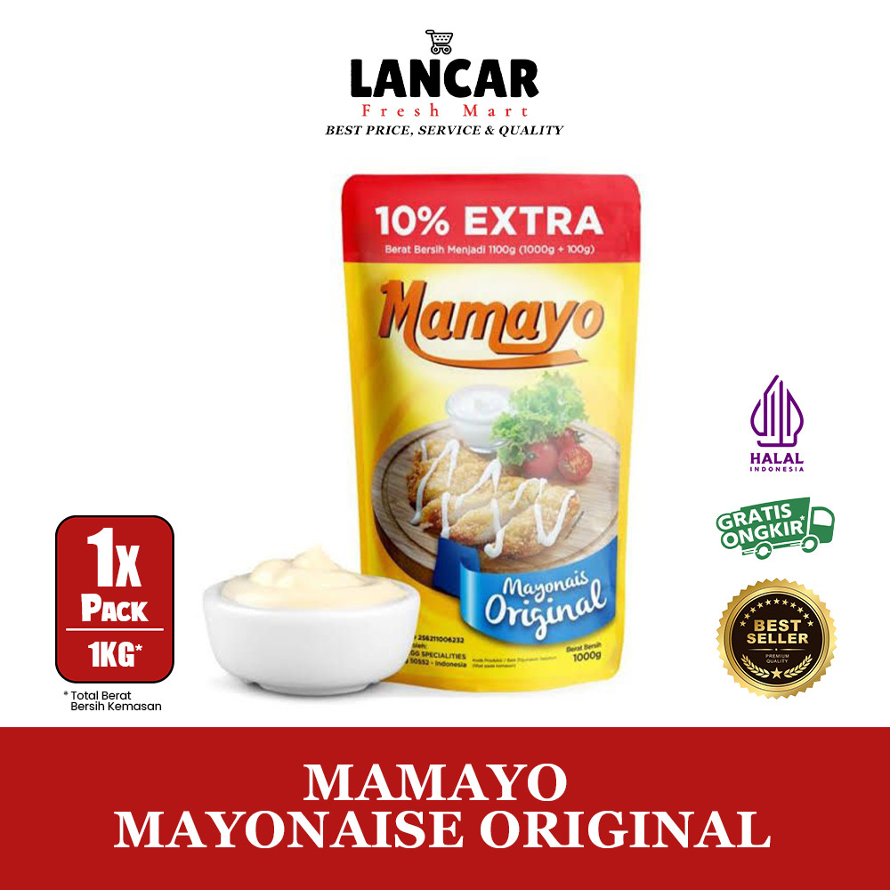 Jual MAMAYO MAYONNAISE ORIGINAL 1KG | Shopee Indonesia