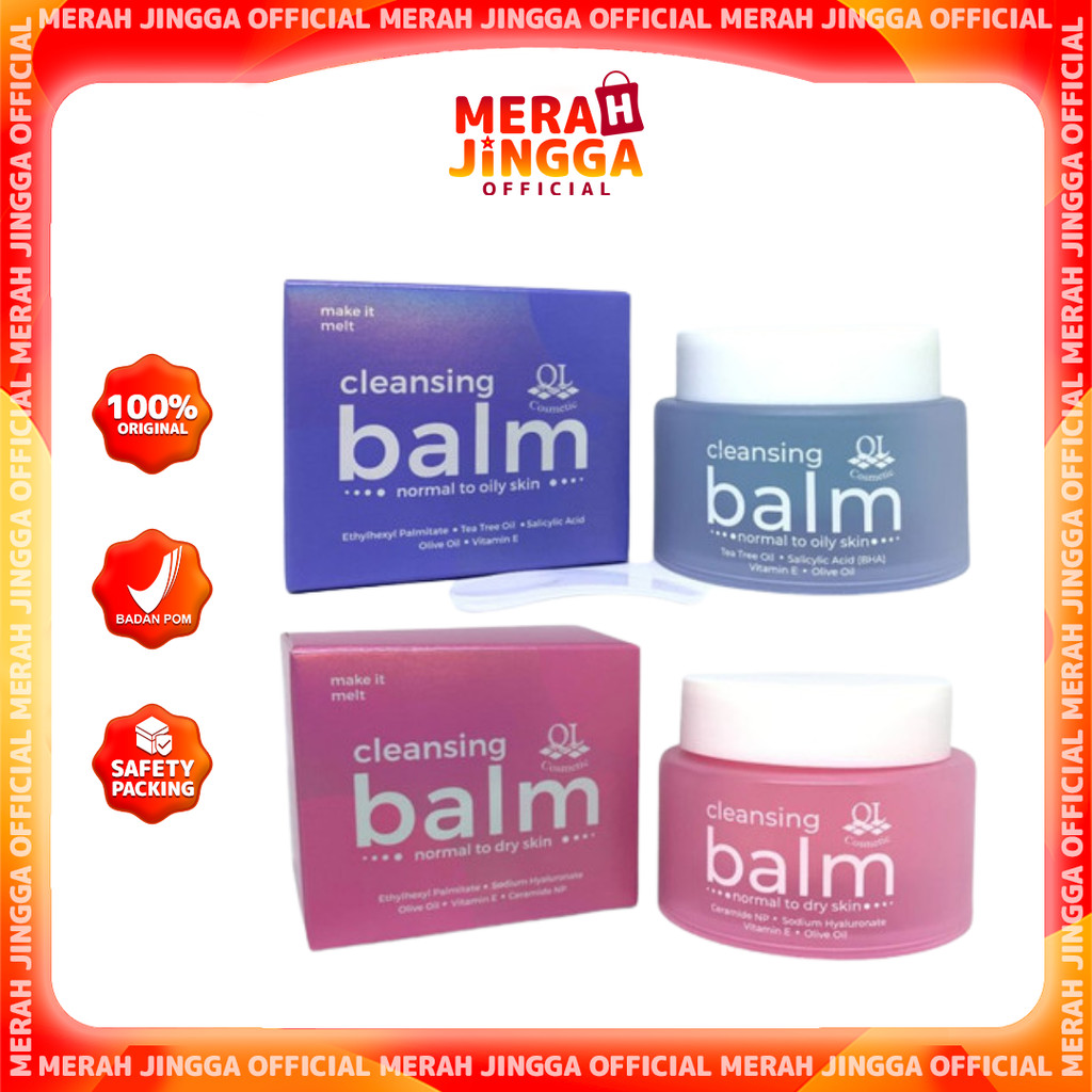 Jual QL Cleansing Balm Dry Skin - Oily Skin | Merah Jingga Official ...