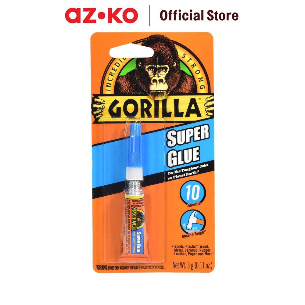 Jual AZKO Gorilla 3 gr Lem Super Perekat Adhesive Glue Quick Dry Glue ...