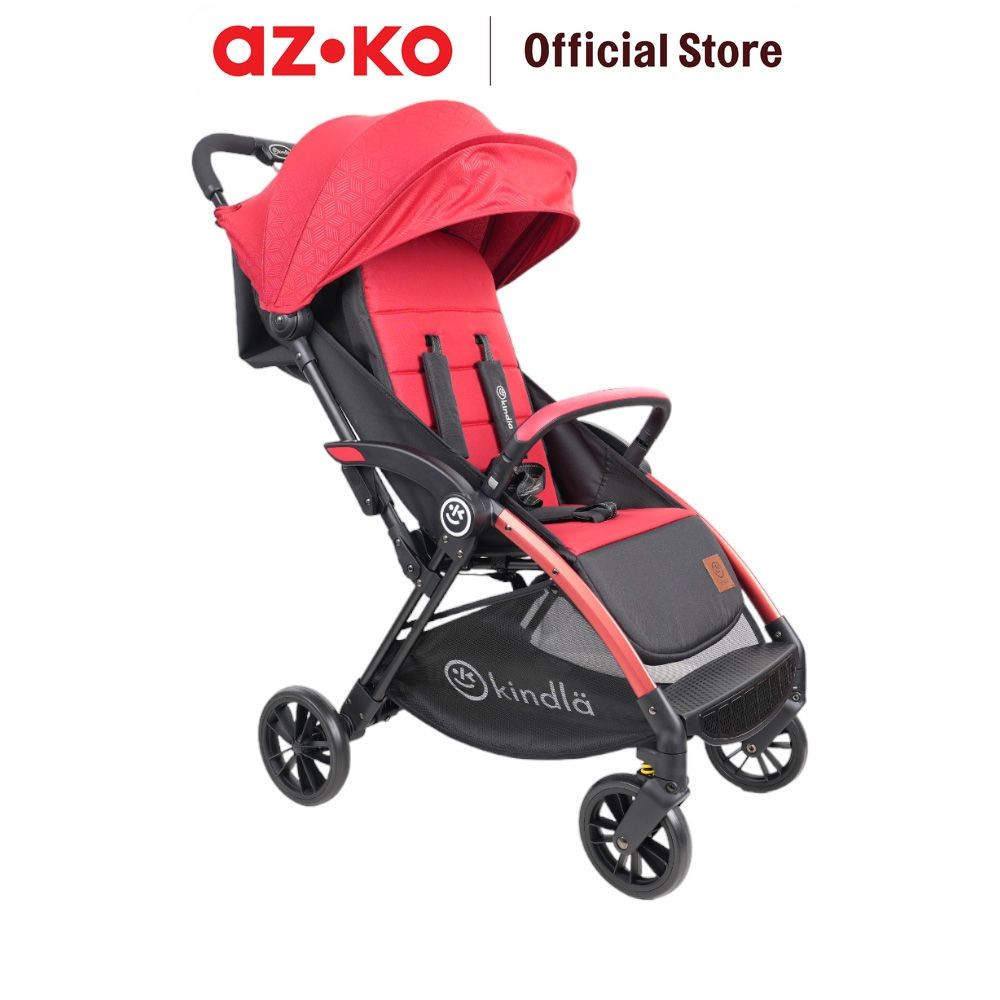 Jual AZKO Kindla Precious Stroller Anak Lipat One Key - Merah | Shopee ...