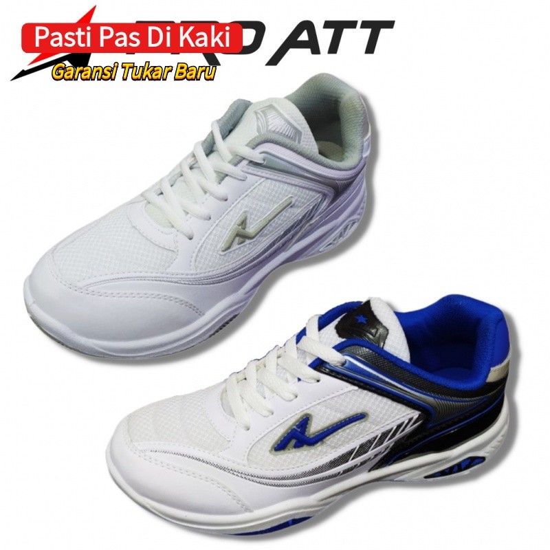 Jual PRO ATT BSD 640 SEPATU OLAH RAGA BADMINTON WARNA PUTIH BIRU TUA | Shopee Indonesia