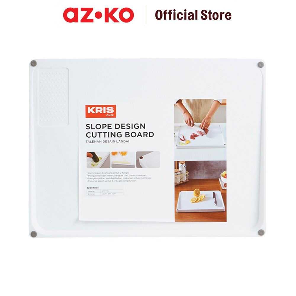 Jual AZKO Kris Talenan Desain Landai Plastik - Putih Papan Pemotong ...