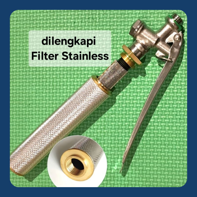 Jual Handle Filter TU26 Sanchin Stainless Steel /Gagang Kran Pencetan ...