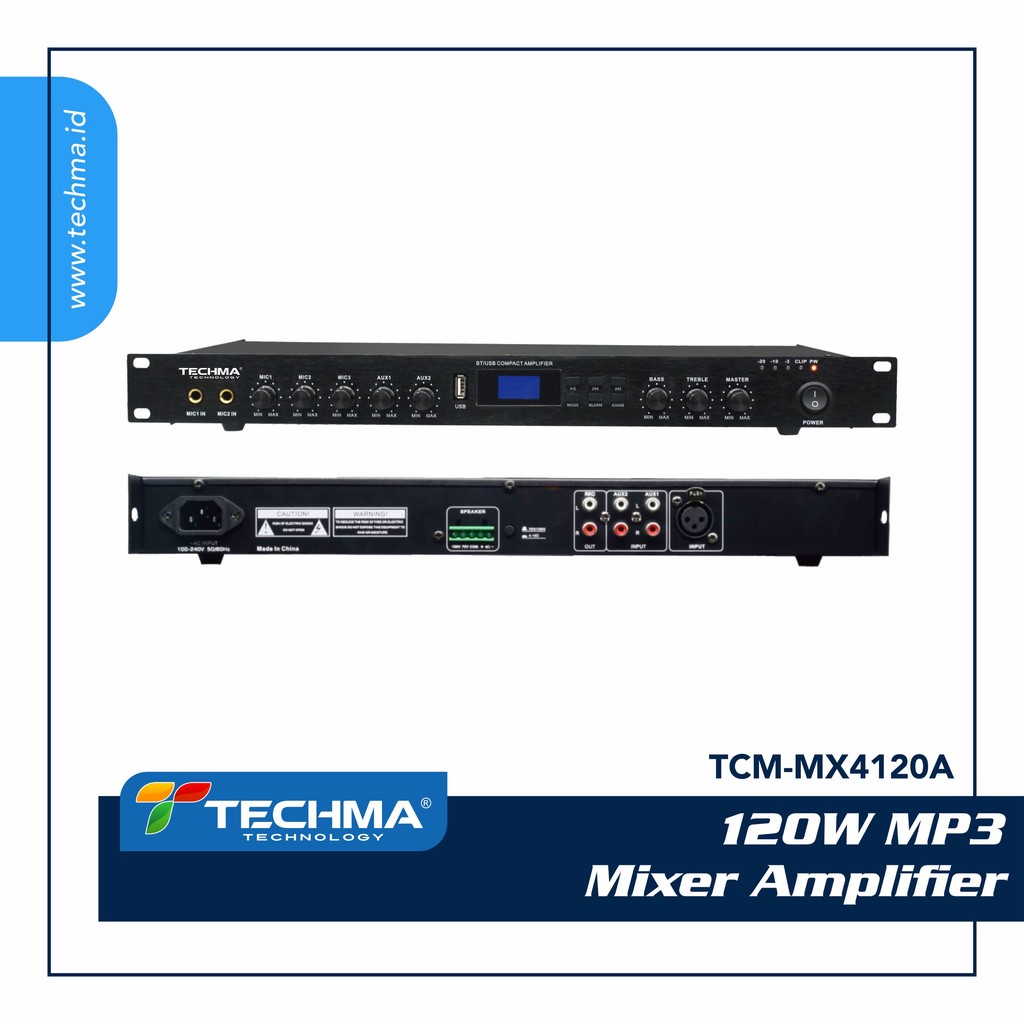 Jual Techma MP3 Mixer Power Amplifier MX4000 Series | Shopee Indonesia