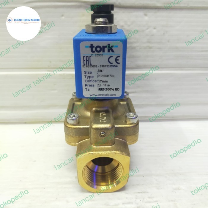 Jual solenoid valve tork 3/4 inch NC 16bar | Shopee Indonesia