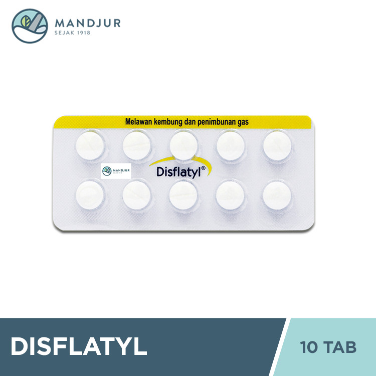 Jual Disflatyl 40 Mg 10 Tablet - Obat Pereda Kembung dan Gas Lambung ...