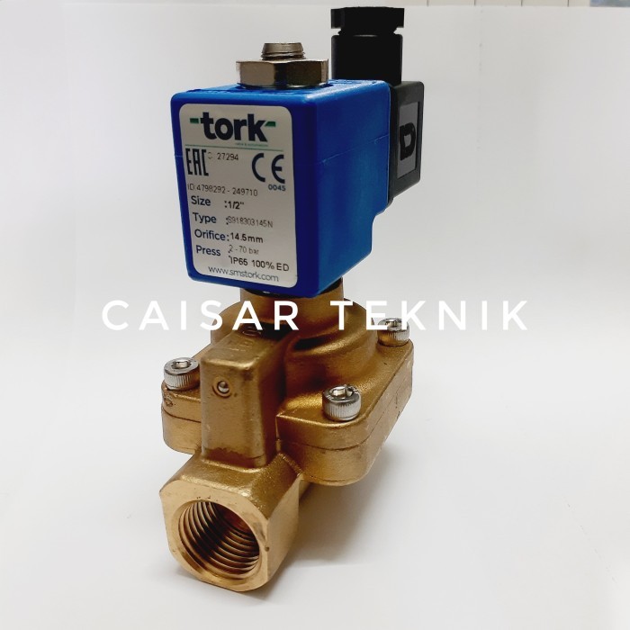 Jual Solenoid Valve Tork 1/2" inch 70 Bar Tork | Shopee Indonesia