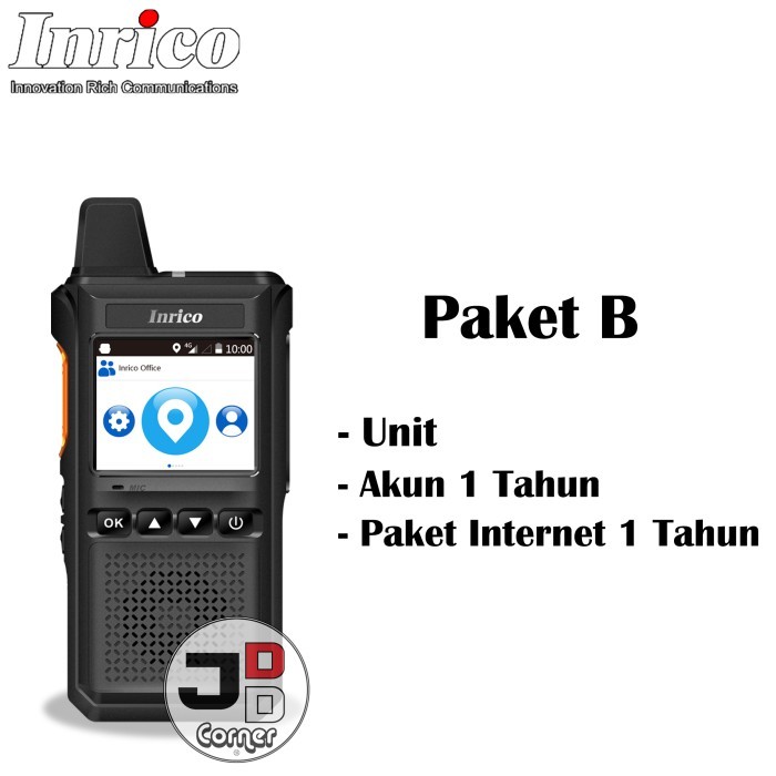 Jual HT POC Inrico T710A Wifi 4G LTE GPS Military Standard Radio ORI ...