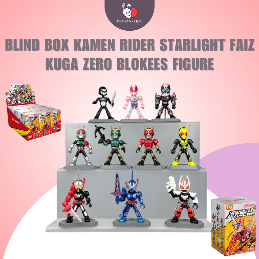 Jual Blind Box Kamen Rider Starlight Faiz Kuga Zero Blokees Figure ...