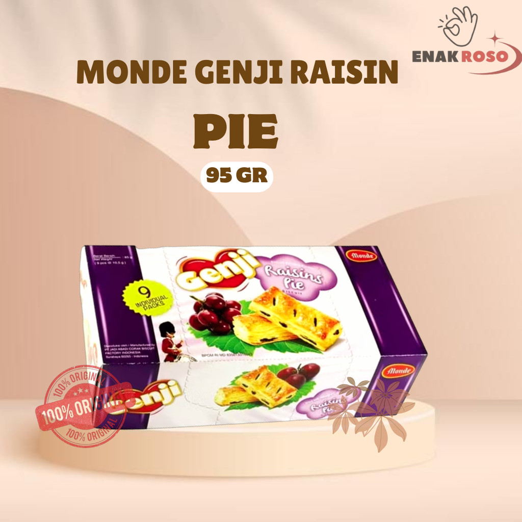 Jual Monde Genji Raisin Pie 95 gr | Shopee Indonesia