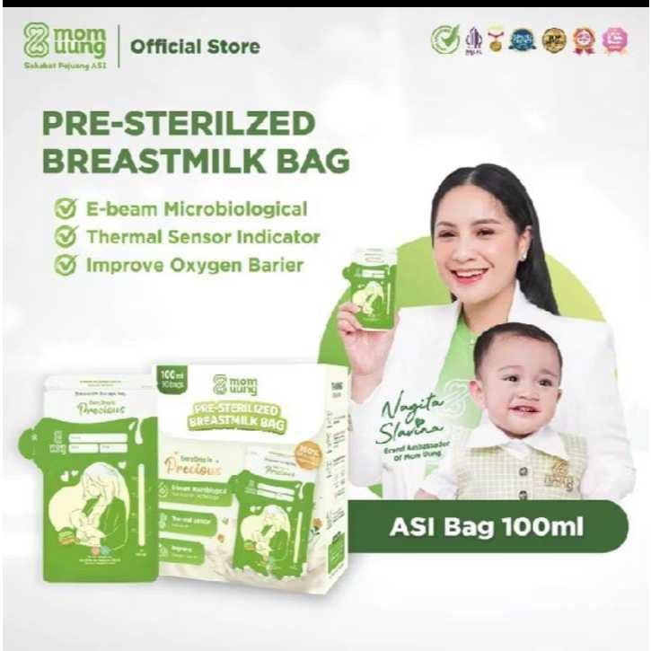 Jual MOM UUNG ASI BAG ISI 30 BAGS 100ML | Shopee Indonesia