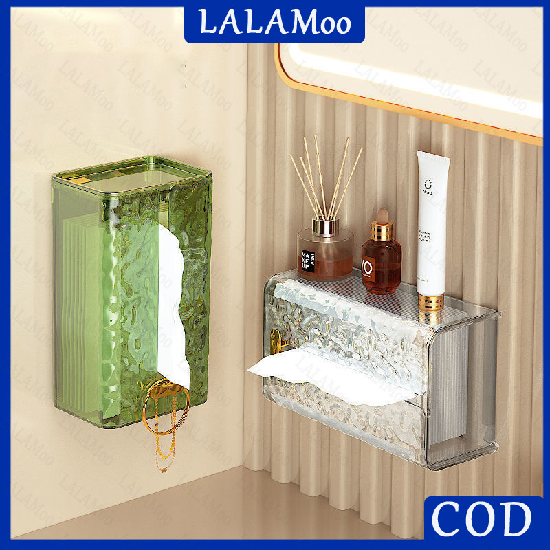 Jual Tempat Tissue Meja Box Kotak Tisu Tempel Dinding Plastik / Tempat ...