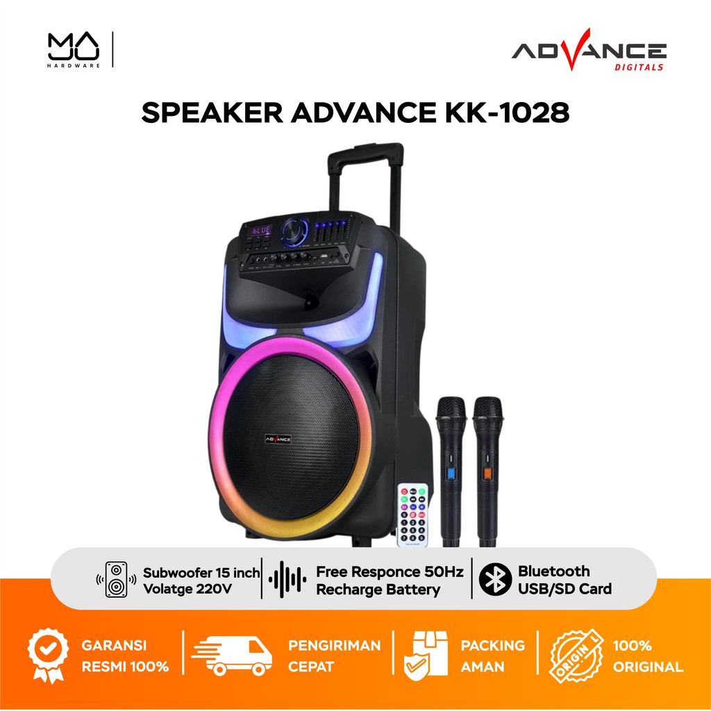 Jual Speaker ADVANCE Speaker Super Bass KK-1028 Advance Digitals 15 ...