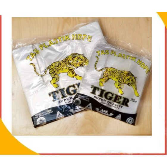 Jual Plastik Tiger Bening (3ons) - KANTONG PLASTIK KRESEK TRANSPARANT ...