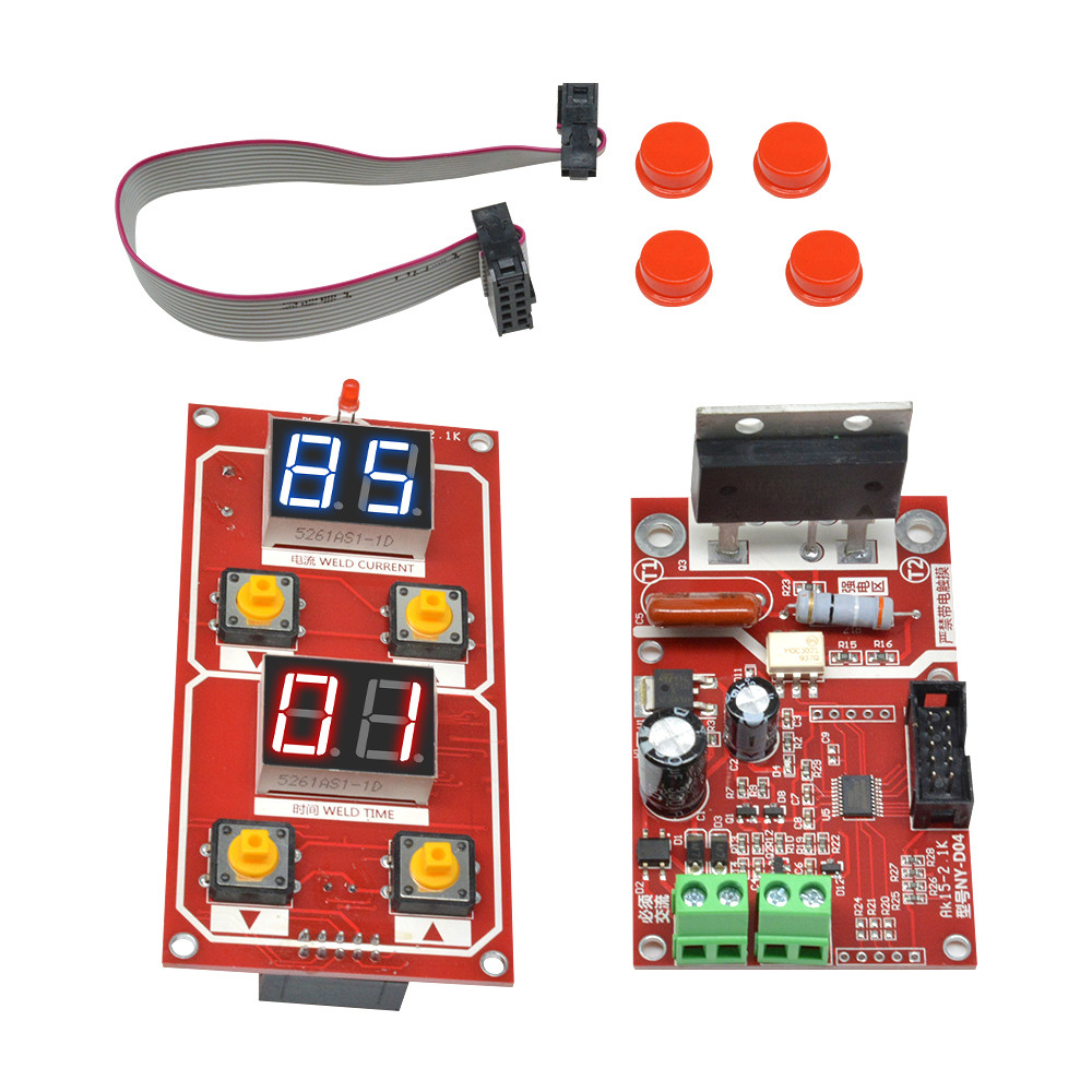 Jual NY-D04 100A Spot Welders Control Board Button Type Spot Welding Time And Current Controller ...