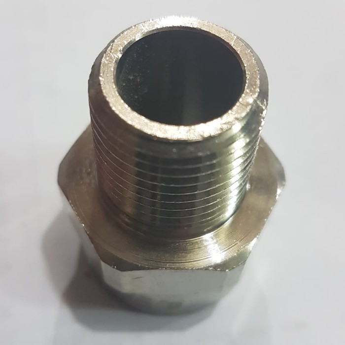 Jual Adaptor Reducer CMP-UK 737 Male 1/2 NPT x Female M25 Brass Nickel ...