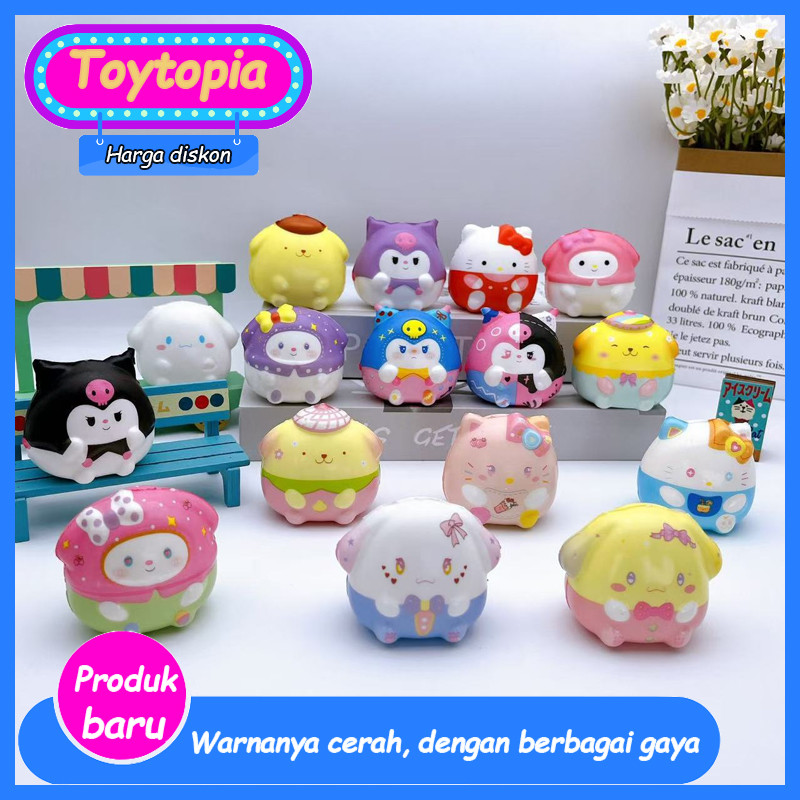 Jual TOYTOPIA Squishy Slow Sanrio Team Frog Doggy Frog Patrick ...