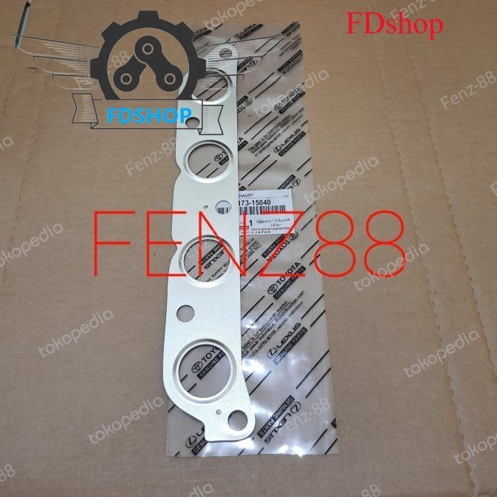 Jual PAKING MANIFOLD MANIPOL API EXHAUST COROLLA 1.8 1800CC 7A-FE PLAT ...
