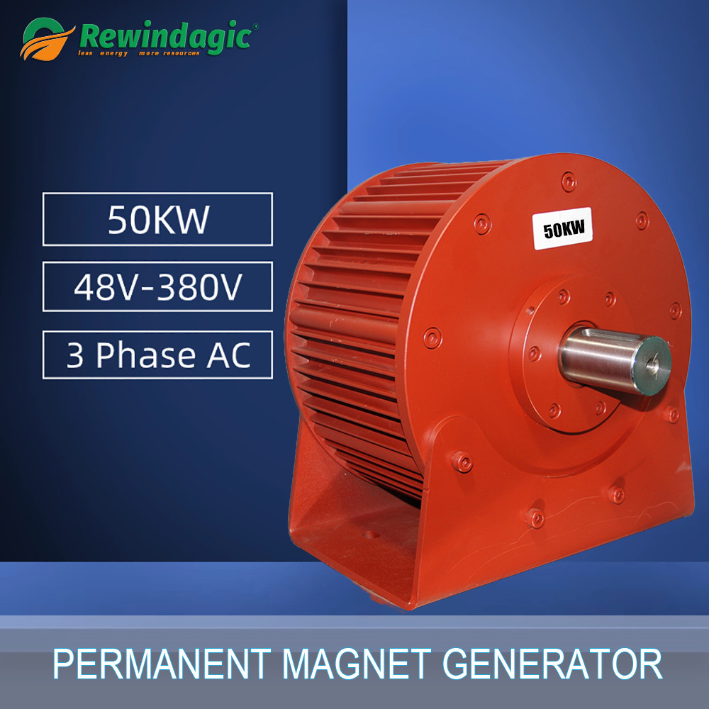 Jual 50KW Low Speed Permanent Magnet Generator 48V 96V 110V 220V 380V 3 ...