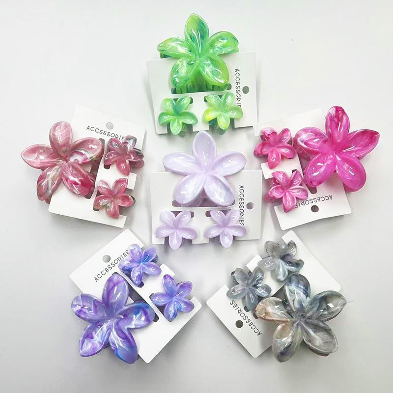 Jual ED - 3PCS / SET JEPIT RAMBUT BUNGA KAMBOJA BALI FASHION KOREAN ...