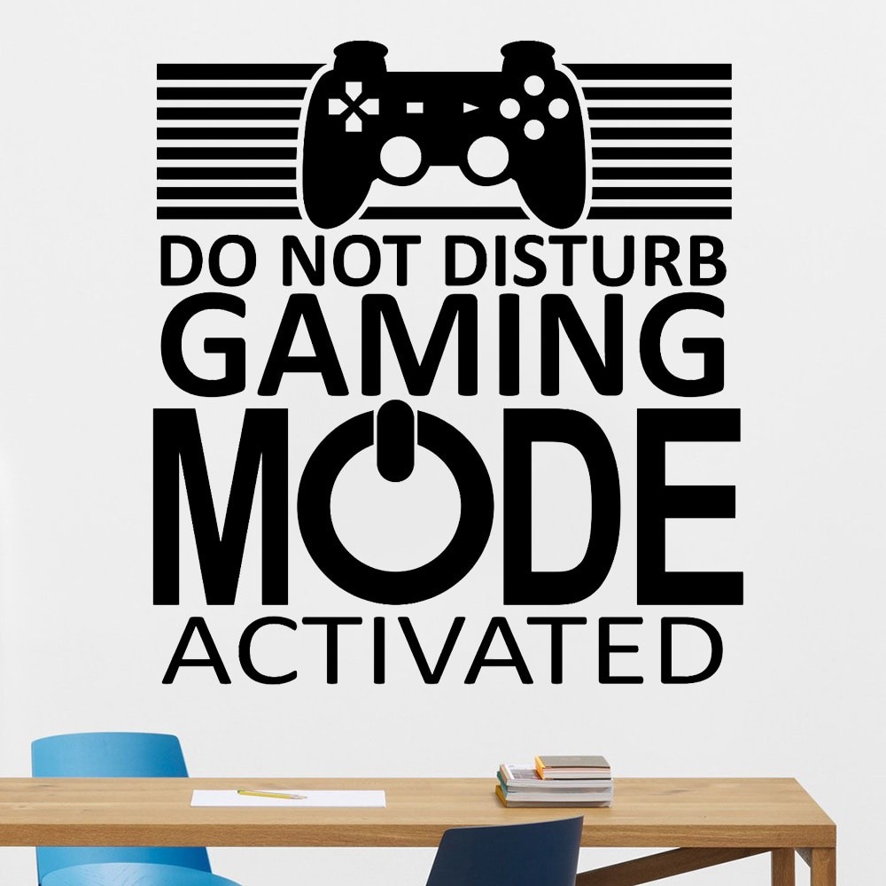 Jual Stiker Dinding Game Vinyl Wall Decal Gamer Do Not Disturb Gaming ...