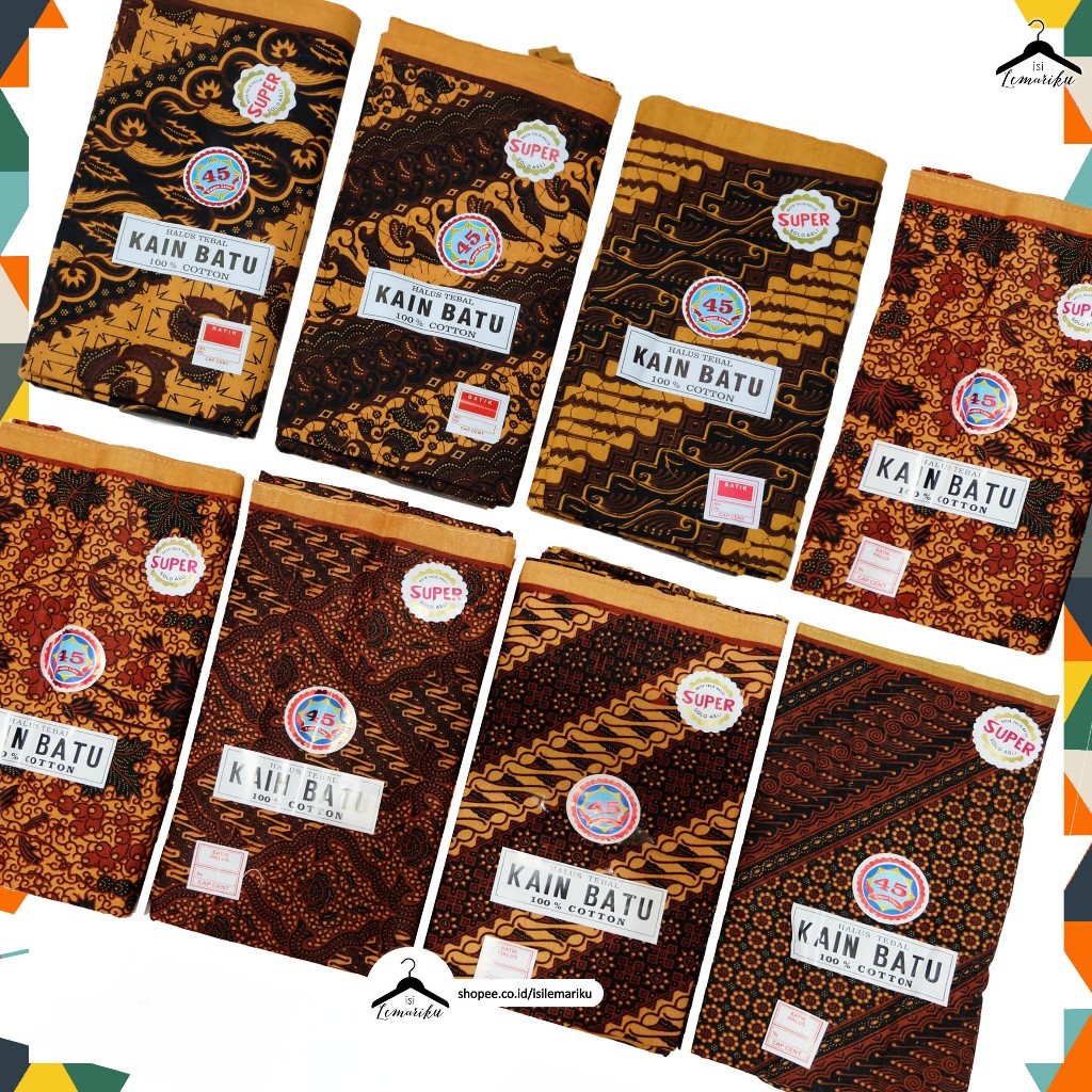 Jual Kain Panjang Jarik Batik Batu CAP45 - Batik Halus Uk 2 x 1m | Shopee Indonesia