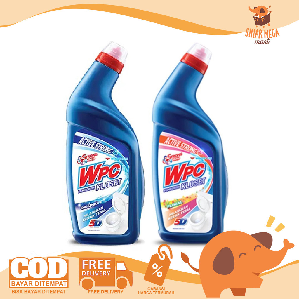 Jual WPC Pembersih Kloset 600ml With Strong Active Power - Closet ...