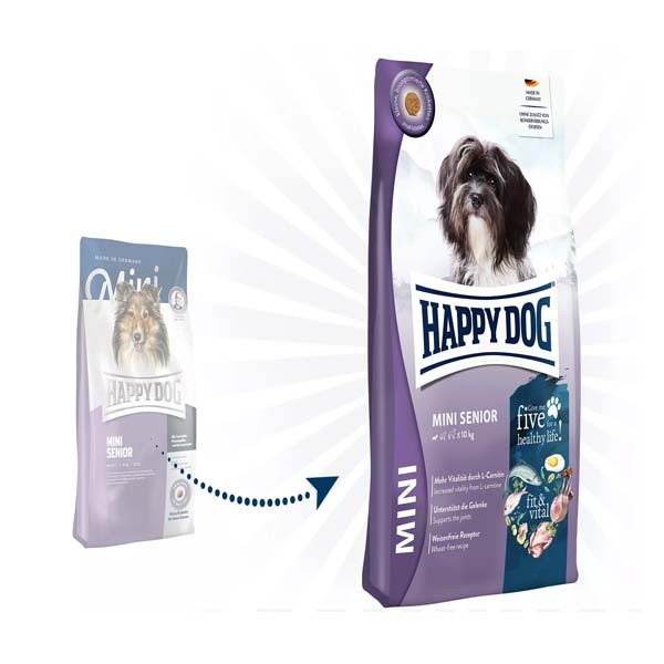 Jual Happy Dog Mini Fit & Vital Senior 4kg | Shopee Indonesia