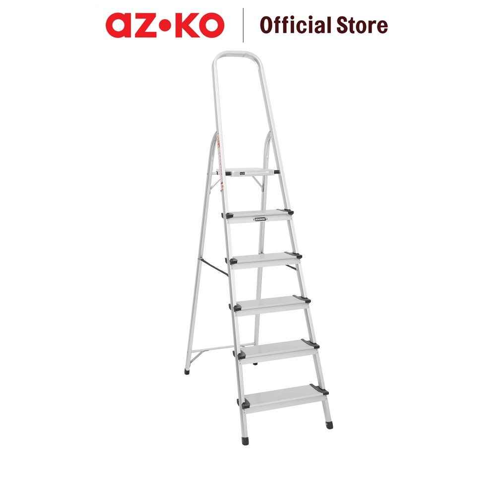 Jual AZKO Fixsteps Tangga Lipat Aluminium 6 Wide Step Multifunction ...