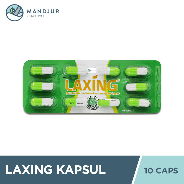 Jual Laxing 10 Kapsul - Obat Pencahar / Sembelit / Konstipasi | Shopee ...