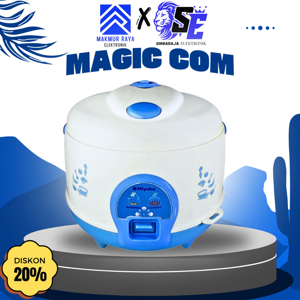 Jual Miyako Magic Com Plus MCM-512 C Penanak Nasi Multifungsi dengan ...