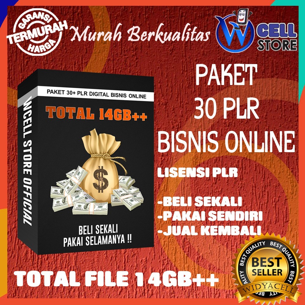 Jual PAKET KOMPLIT DAN LENGKAP 30 PLR DIGITAL BISNIS ONLINE SEKALI BAYAR PAKAI SELAMANYA LISENSI ...